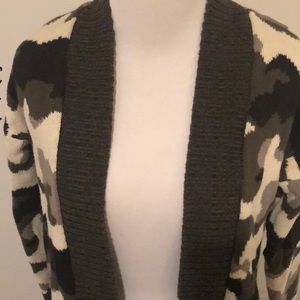 eight eight eight | Sweaters | On Trend Camo Cardigan Sweater | Poshmark